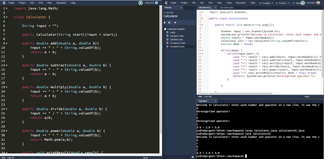 Online Code Collaboration with Cursor Presence | Codio